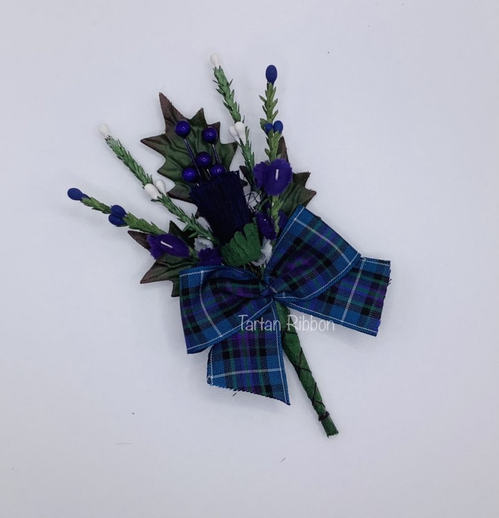 Artificial Buttonholes Ancient Pride of Scotland Tartan x 10 – Tartan ...