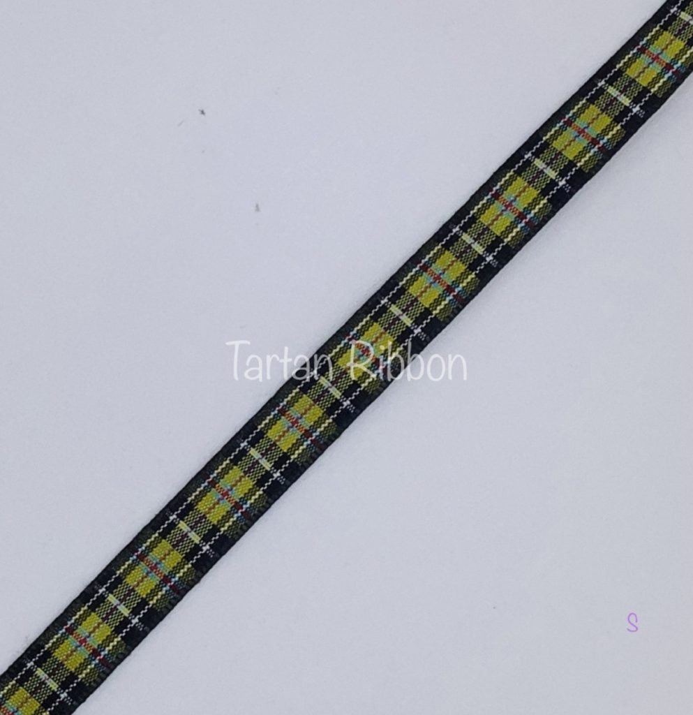 Cornish National 10mm Tartan Ribbon~**New Stock 10% Discount Applied on ...