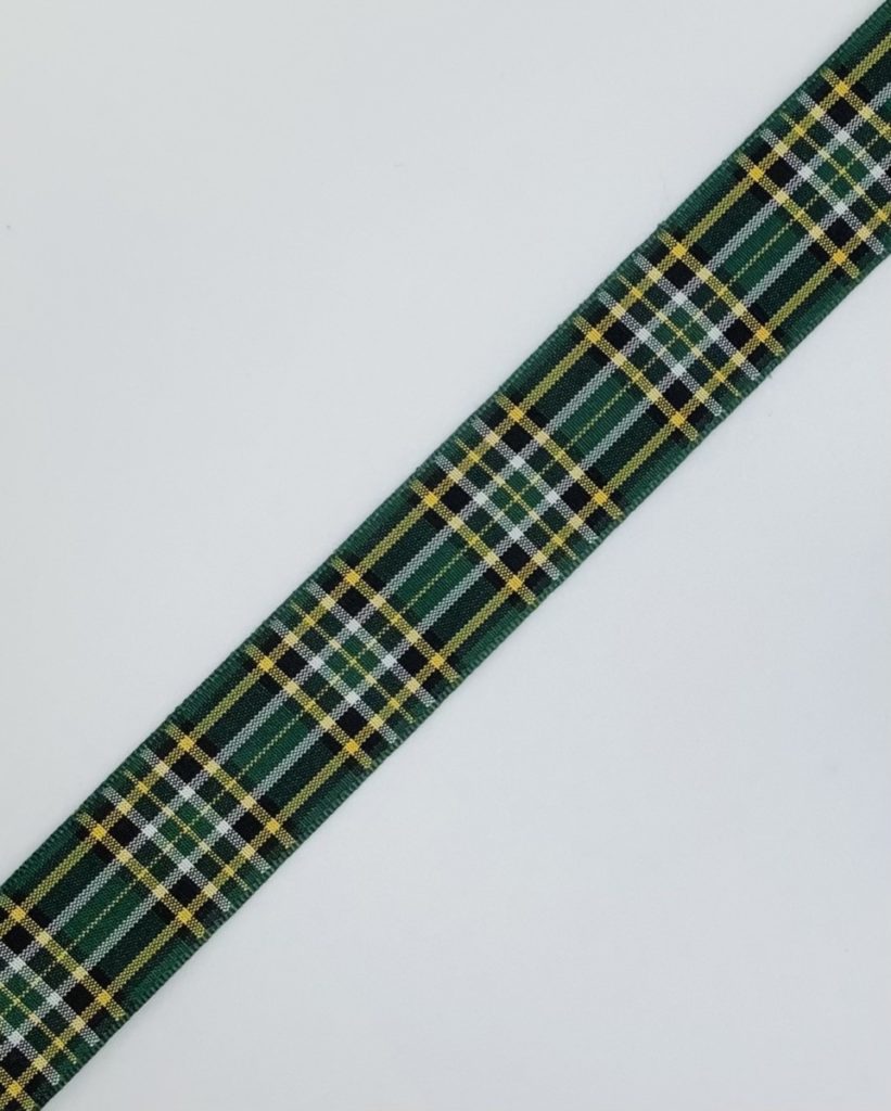 Irish National 25mm Berisfords Tartan Ribbon – Tartan Ribbon